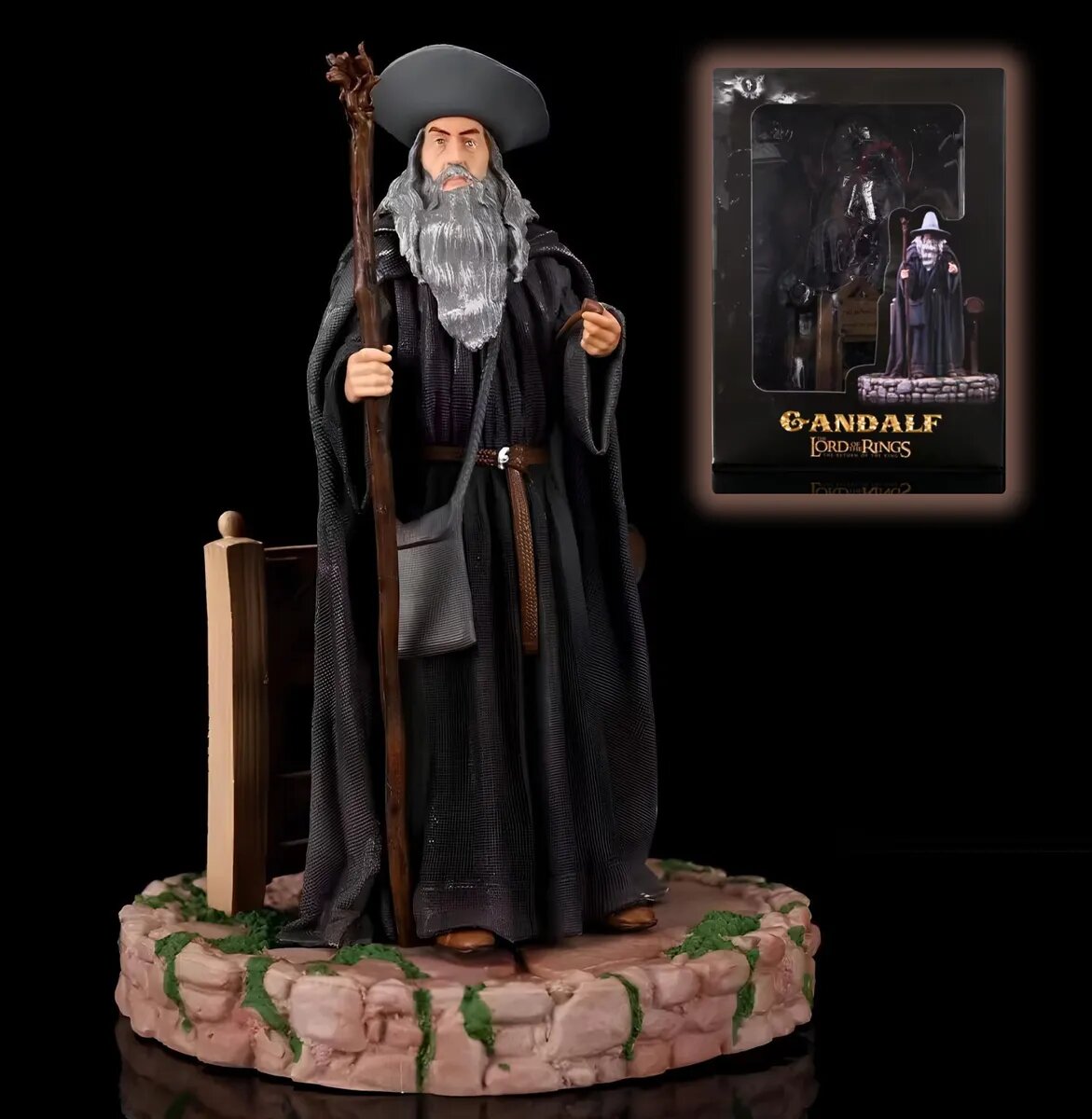 Фигурка Властелин Колец Гэндальф / Lord of the Rings Gandalf Statue (21см, тех. упак)
