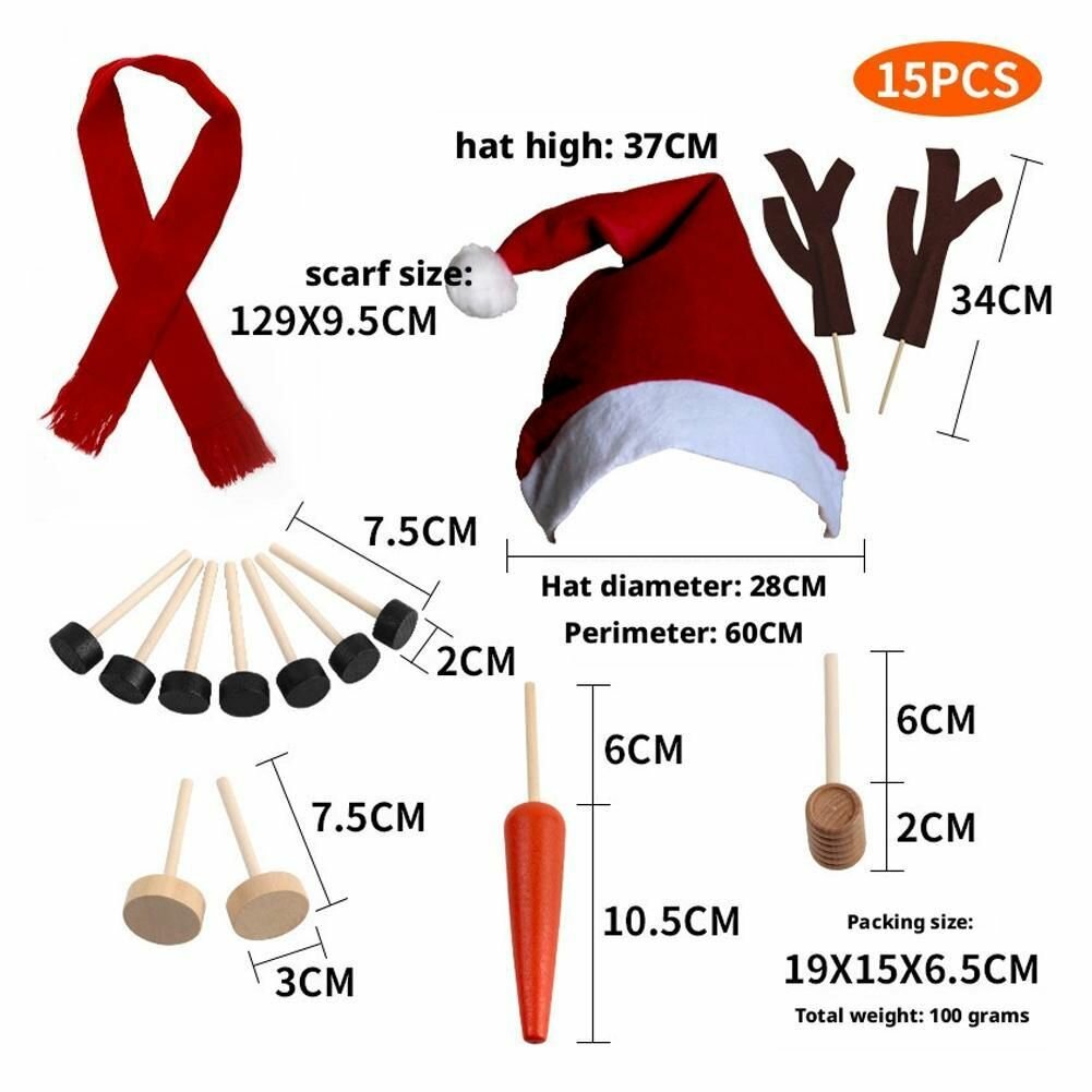 Набор для лепки снеговика. Новогодний декор