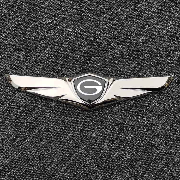 Наклейка GAC GA8 Eagle Wing, Серебряная Черная Эмблема, Высококачественная Виниловая Эмблема для Автомобиля