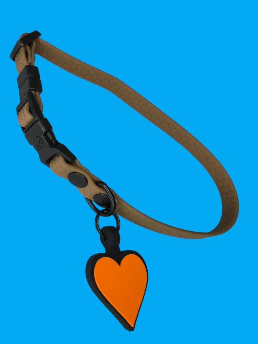 Dogbond Шнурок для адресника из биотана, 10 мм