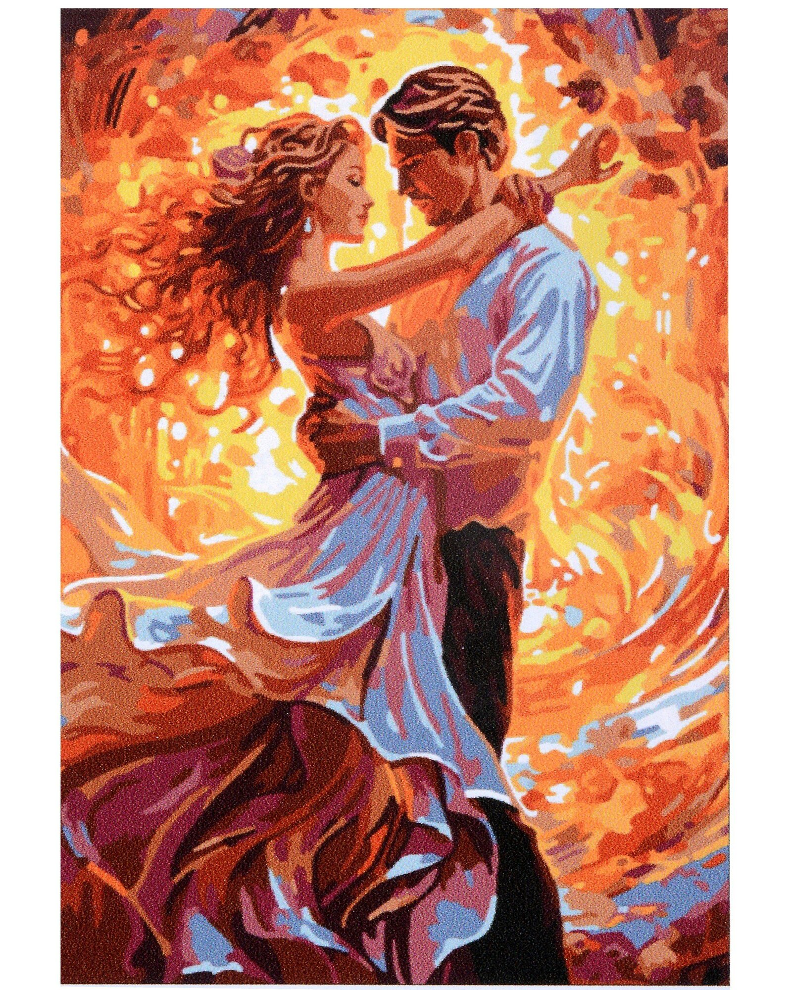 Картина по номерам на картоне "Танец любви", 20 х 28,5 см