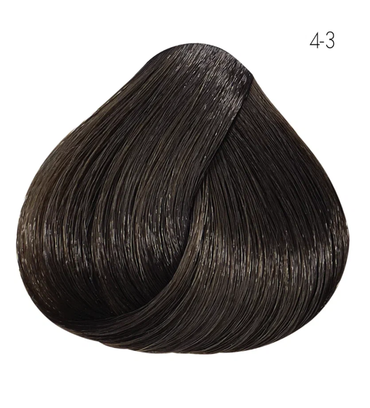 Kydra Le Salon Стойкая крем-краска для волос Kydra Creme KC00043, 4/3, Chatain dore, 60 мл, Золотистые/Медные оттенки