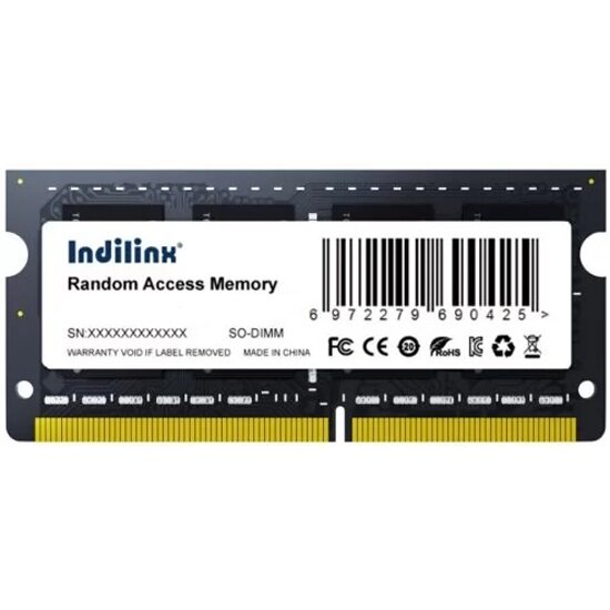 Оперативная память Indilinx SODIMM DDR4 8Gb 3200MHz PC-25600 CL22 1.2V (IND-ID4N32SP08X)