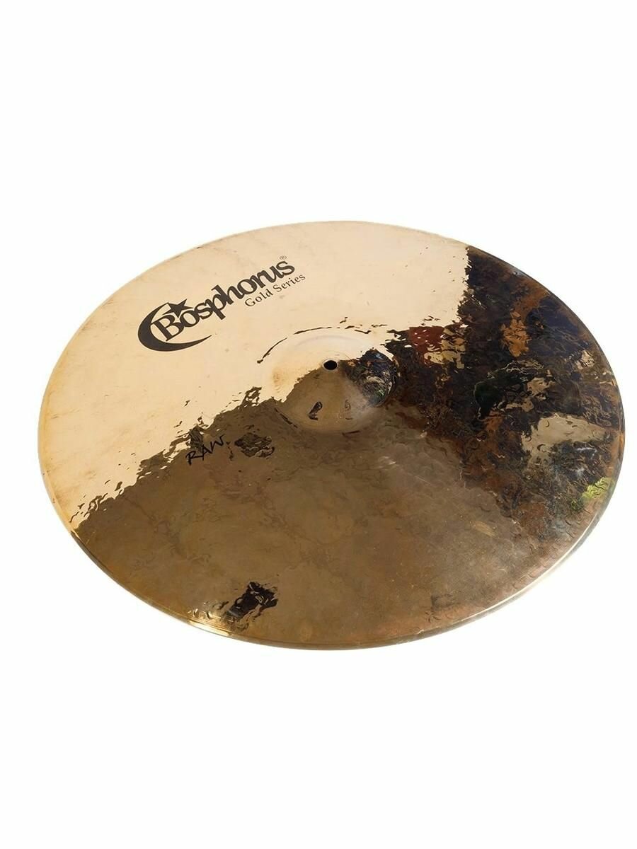 Тарелка для барабанов Bosphorus Gold Raw Crash 18" ручной работы