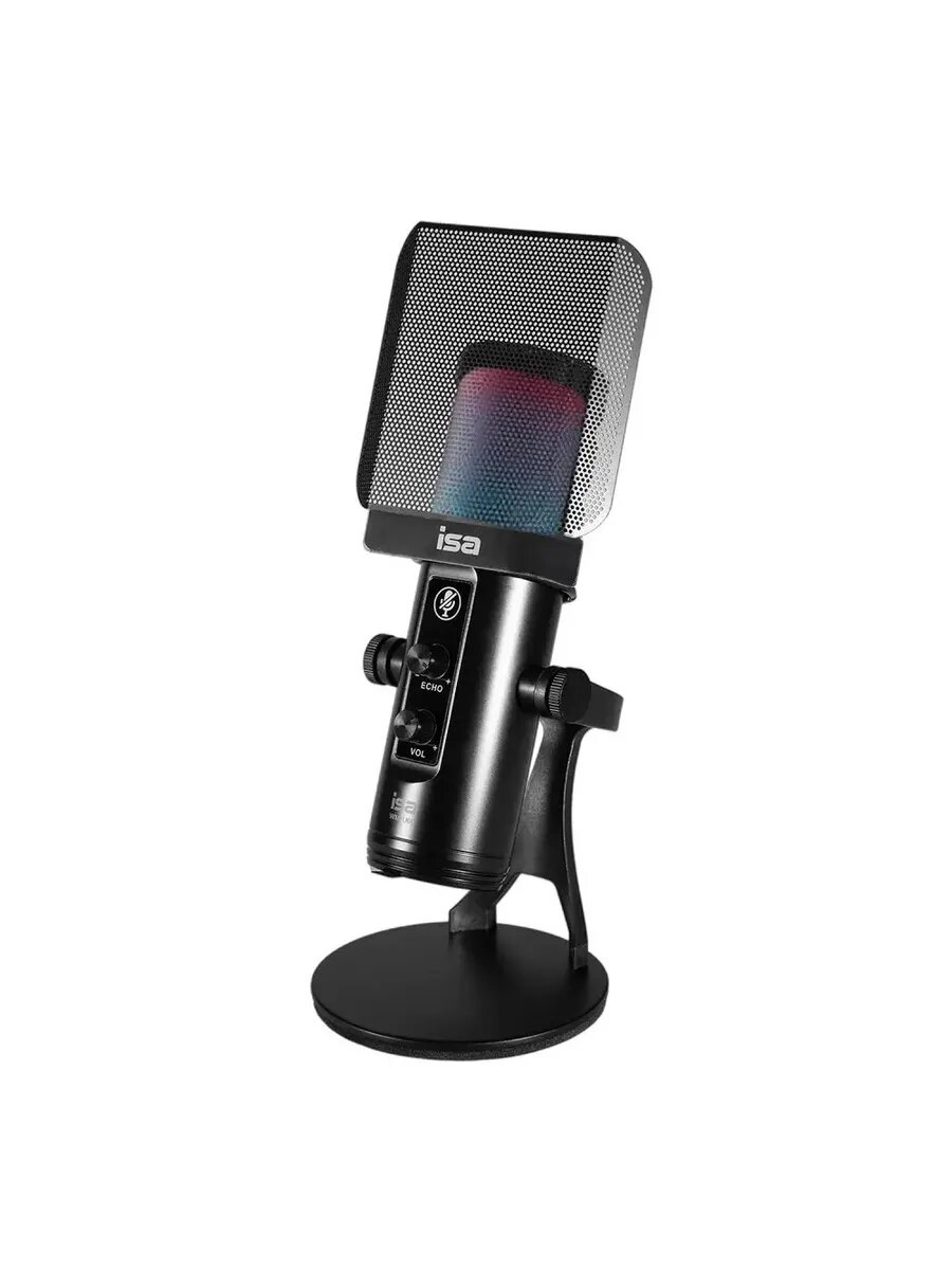 Игровой микрофон с RGB подсветкой — профессиональный звук