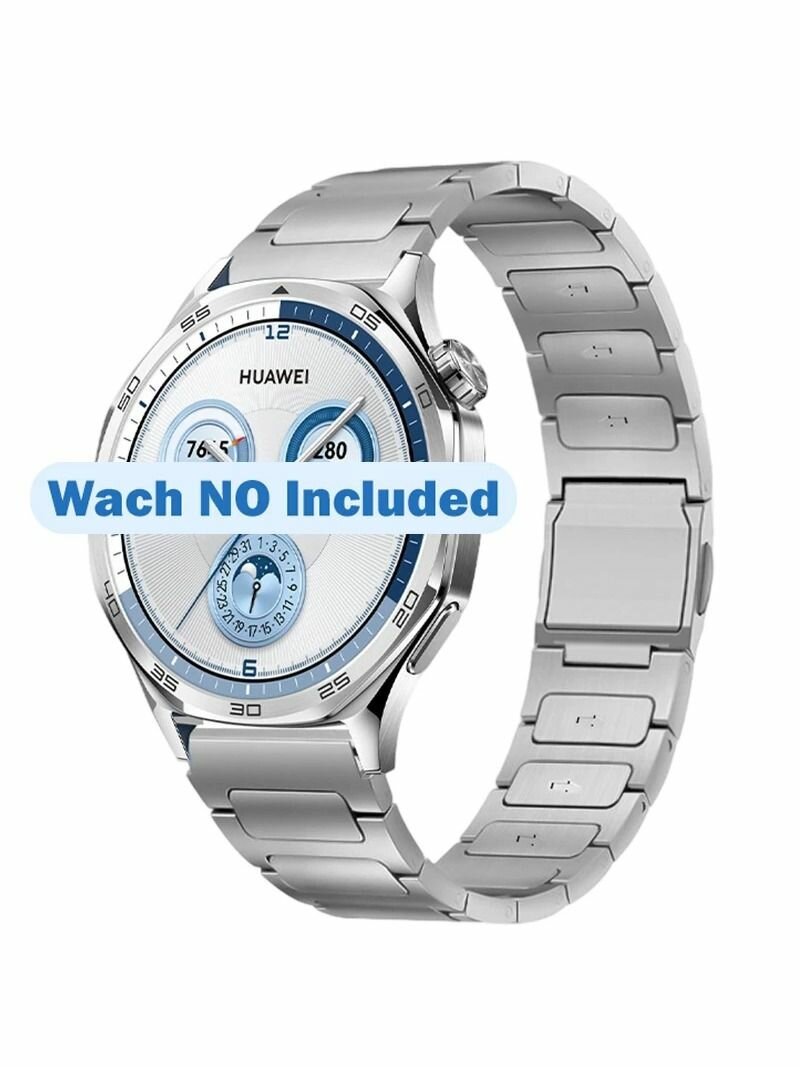 Титановый ремень совместим с аксессуарами для смартчасов Huawei Watch GT6/GT5 46 мм для Huawei Watch GT6Pro/GT5Pro 46 мм
