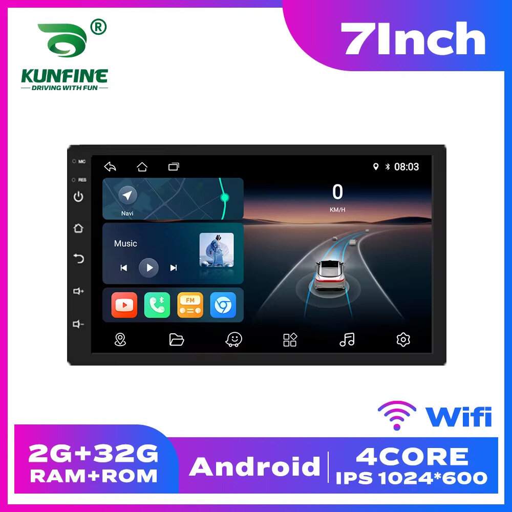 Навигатор автомобильный, 7 дюймов, GPS, Bluetooth