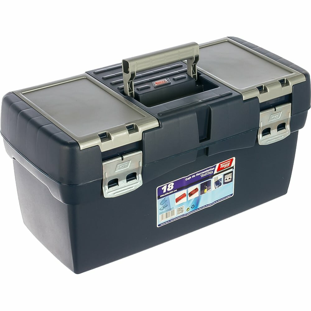 Ящик для инструментов с лотком + органайзер 58х29х29см №18 Tayg TAY-118005