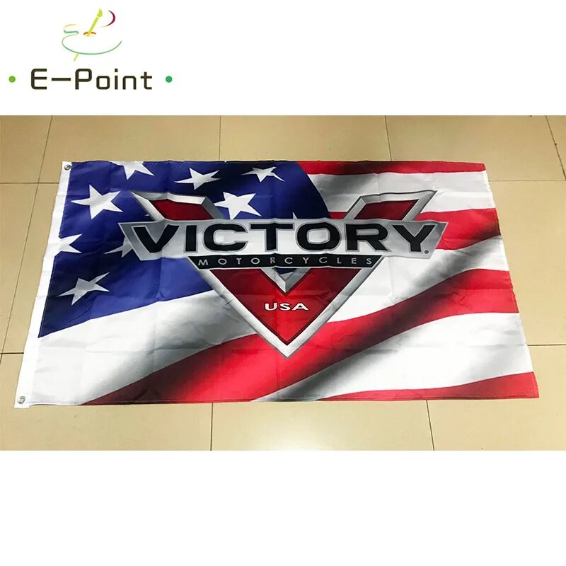 Victory, Гоночный флаг для мотоциклов, 3 фута * 5 футов (90*150 см), размер, рождественские украшения для дома, флаг, Женский Декор HYK032
