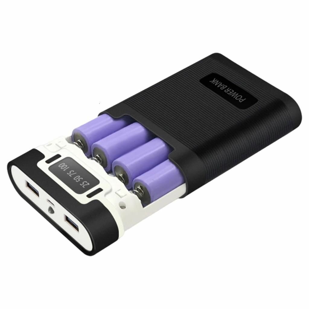 Чехол для аккумуляторов со съемным блоком питания, Черный