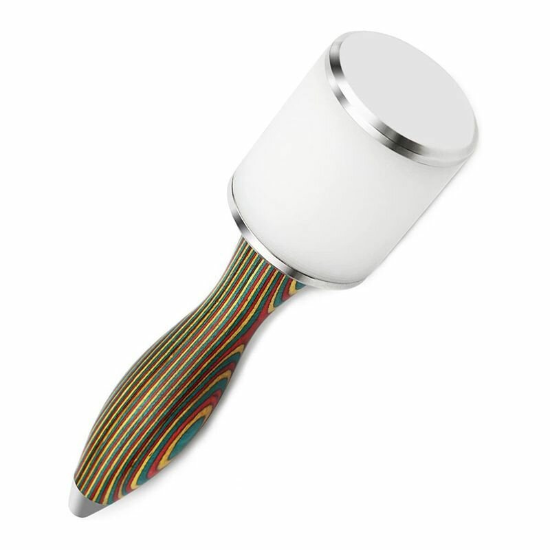 Нейлоновый молоток с деревянной ручкой, киянка для работы с кожей.