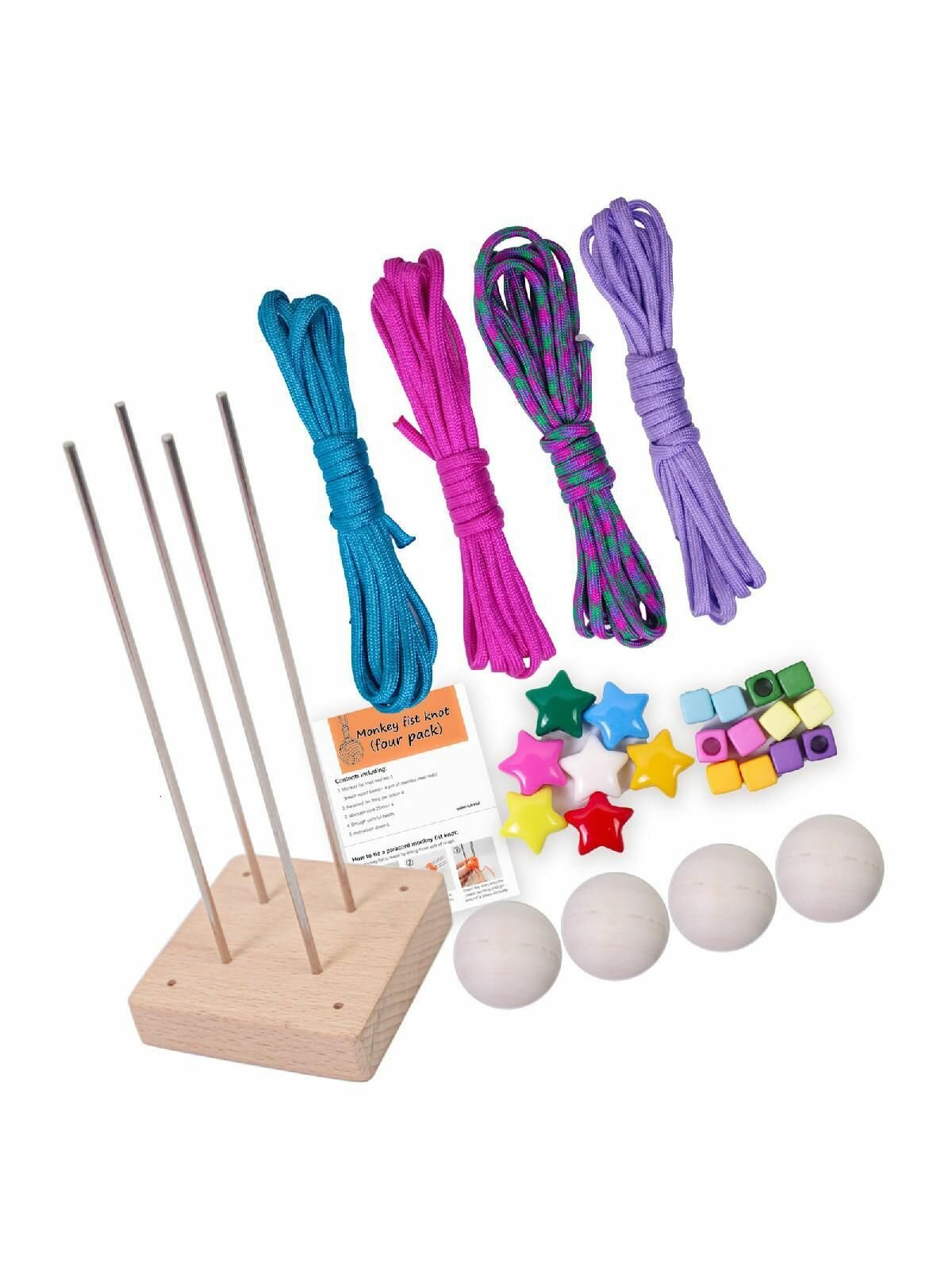 Набор для изготовления "Обезьяньего кулака" из паракорда, - Комбинация 3