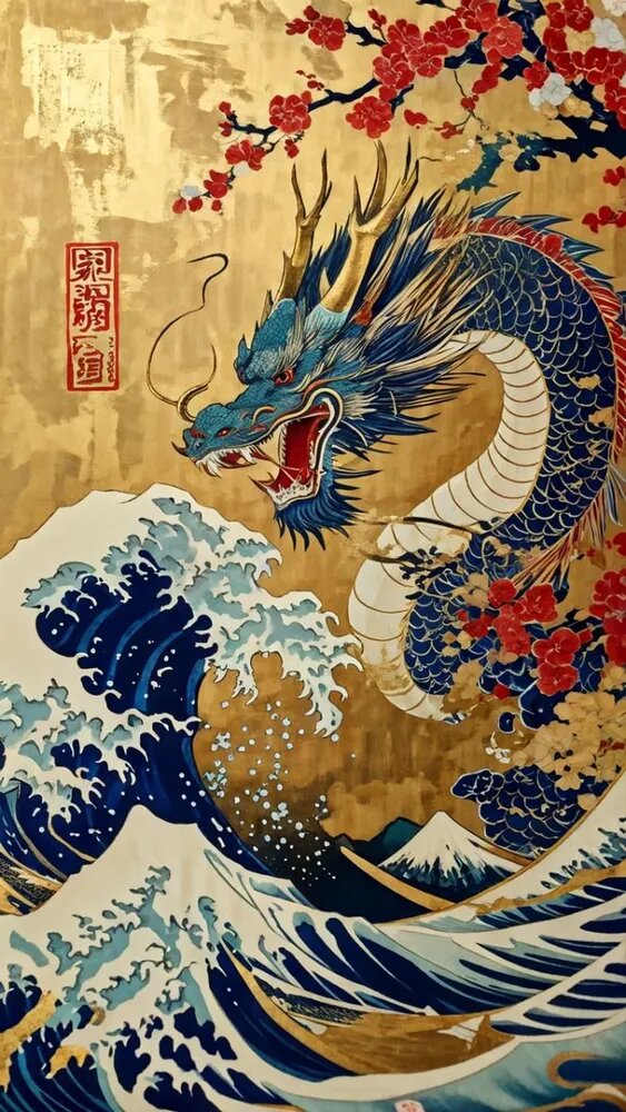 Алмазная Мозаика "Китайский Дракон" 40x50 См Алмазная Вышивка / Картина Стразами Подарков