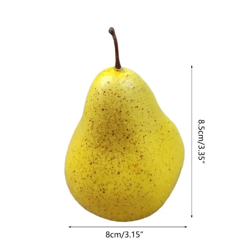 Искусственные груши для декора, Муляж фруктов и овощей, Декор для дома на кухню - груши