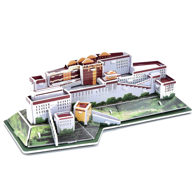 3D стерео головоломка Дворцовый музей Храм Неба дом имитация трехмерной модели украшения головоломки бумажная