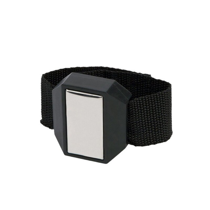 Держатель инструмента на Магнитном Браслете Для Винтов Гаек И Сверл С Регулируемым Ремешком Для Удобства Использования В Мастерских