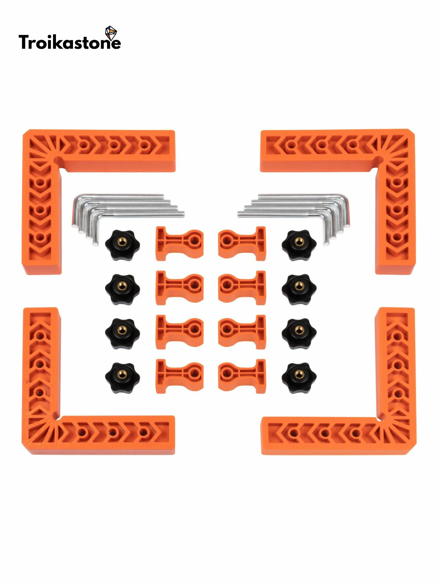 Уголок монтажный, набор 4шт, 90 градусов, 15см, (L-образный зажим), оригинал