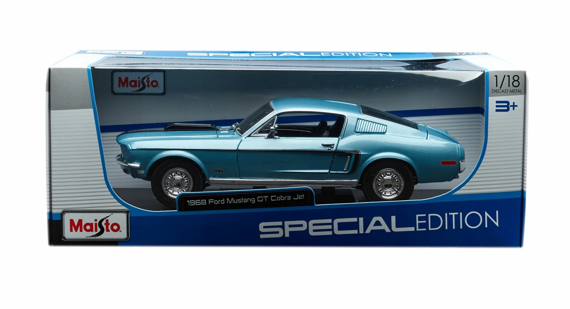 Игрушечный транспорт Maisto- Машинка Ford Mustang GT Cobra Jet 1968, 1:18 - 31167
