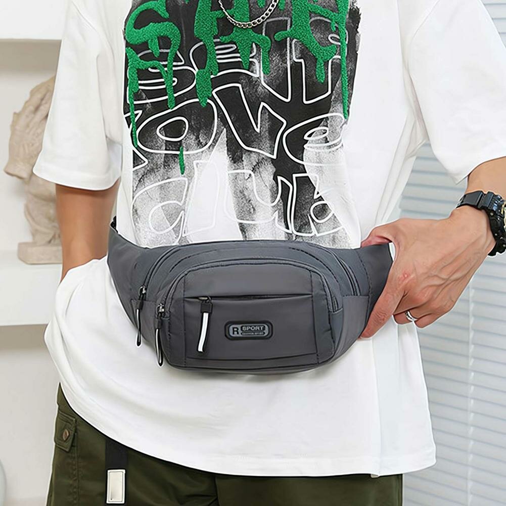 Сумка мужская через плечо, на пояс, бананка