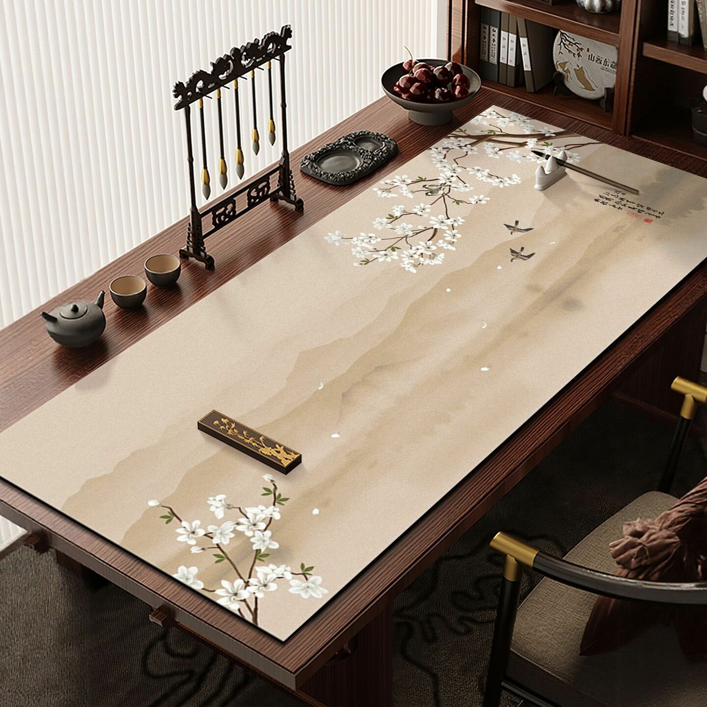 Коврик для стола из диатомита, специальная подкладка для стола, моющийся коврик для каллиграфии, фетровый коврик для письма кистью, специальный настольный коврик для каллиграфии.