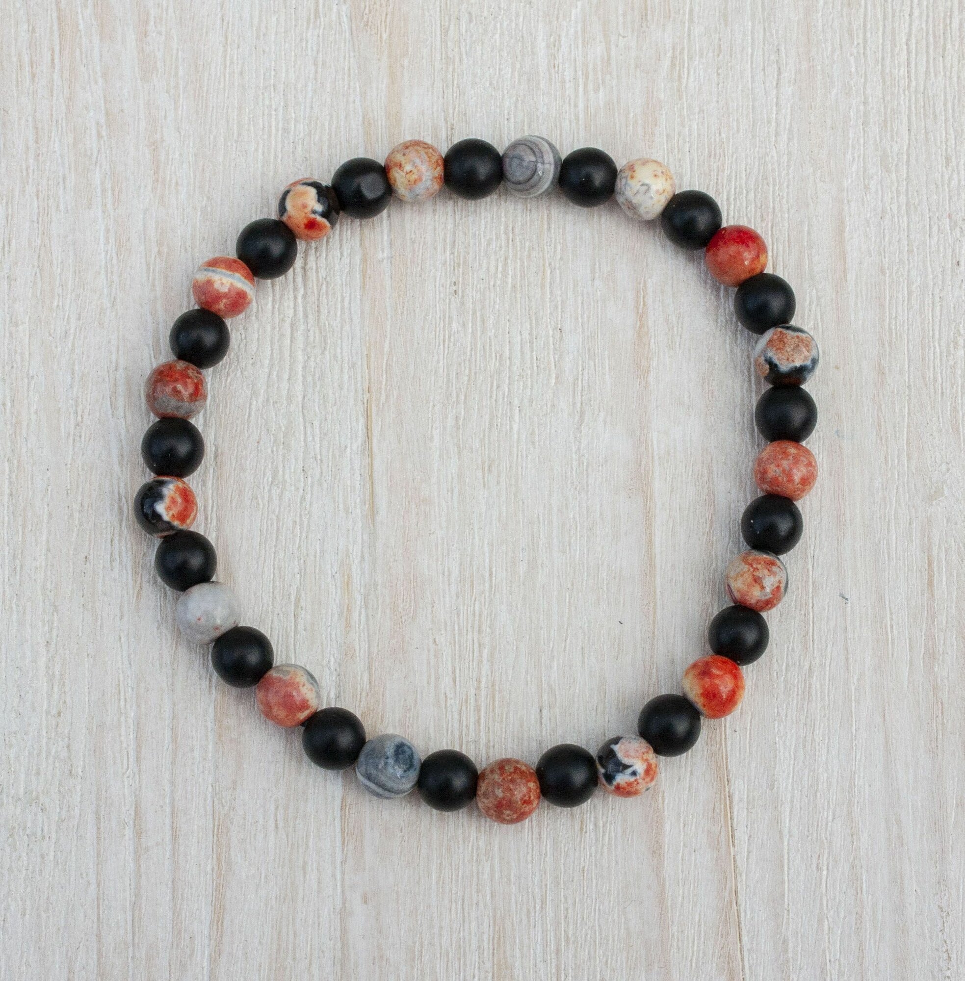 Браслет Фламинго-Go!, агат