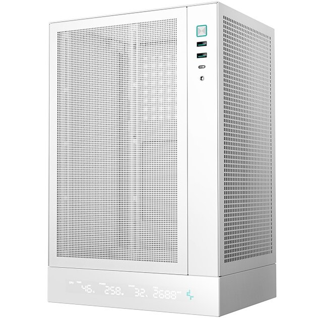 Компьютер Riwer Game Compact 3956541 (Intel Core i5-14400F, DeepCool AG400 Wh ARGB V2, MSI MPG B760I EDGE WiFi, 32 Гб D5 5600 (2х16), 1 Tб M.2 NVMe Gm, GeForce RТХ 5060 Ti 16 Гб, Windows 11 Pro, DeepCool CH170 Digital Wh, 1Stplayer Ack Standsrd 650W Wh)