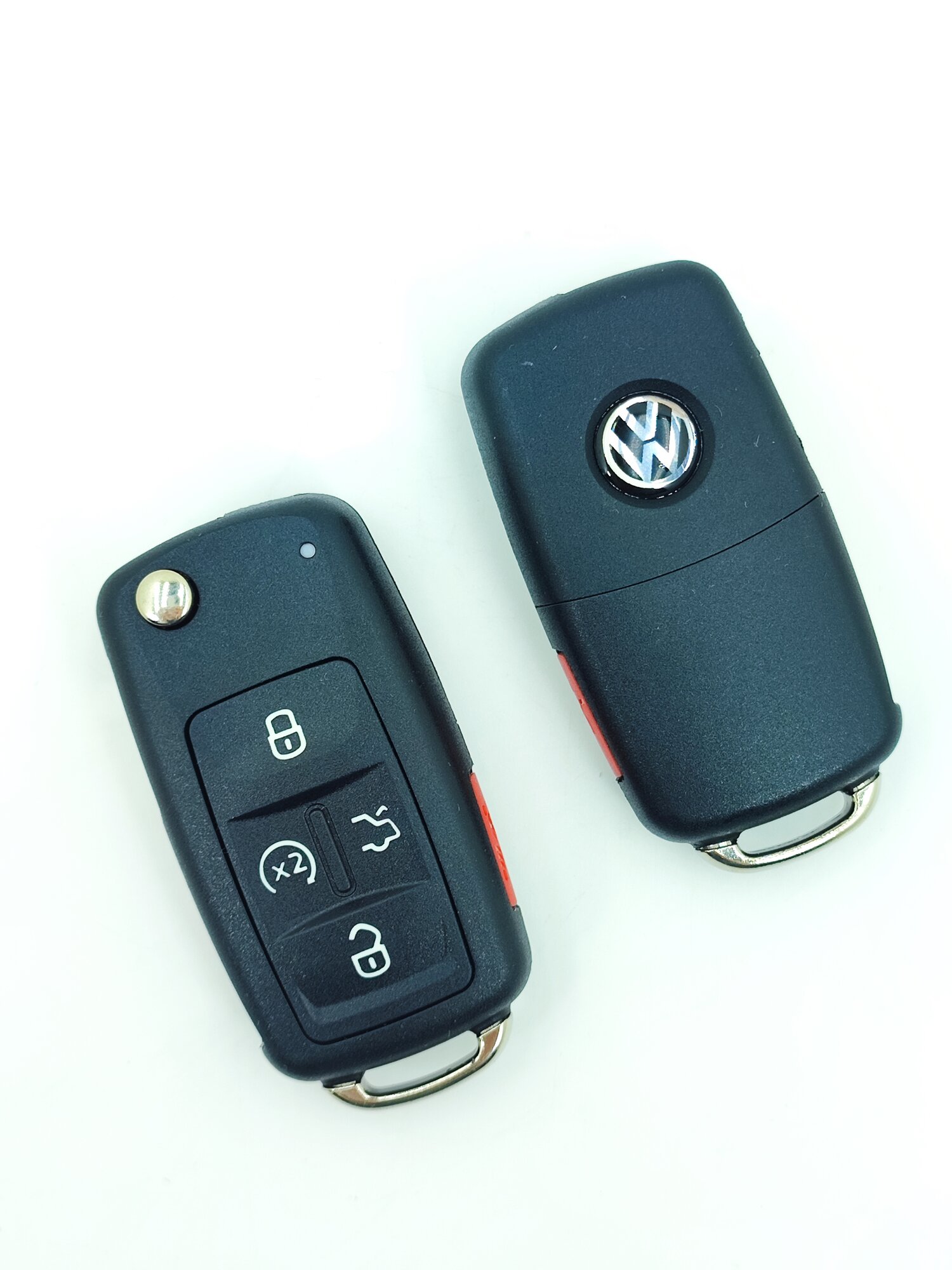 Корпус ключа зажигания (брелок) для Volkswagen Фолькcвaгeн Mультивен, лезвие HU66, 5 кнопок PANIC