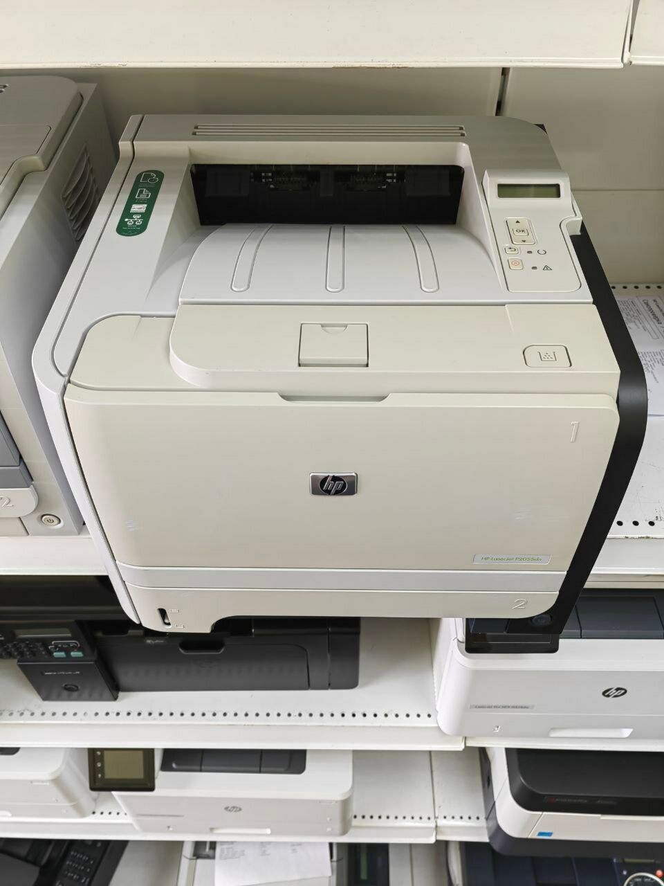 Принтер лазерный HP LaserJet P2055dn сетевой, автоматическая двусторонняя печать — фото 1