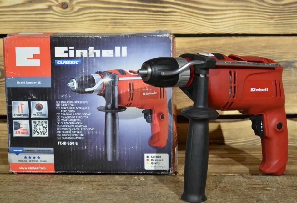 Дрель ударная Einhell 650Вт TC-ID 650 E — фото 1