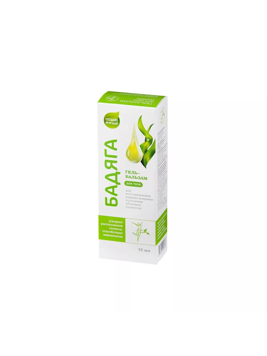 Гель-бальзам для тела Бадяга, гель для тела, 75 мл, 1шт.