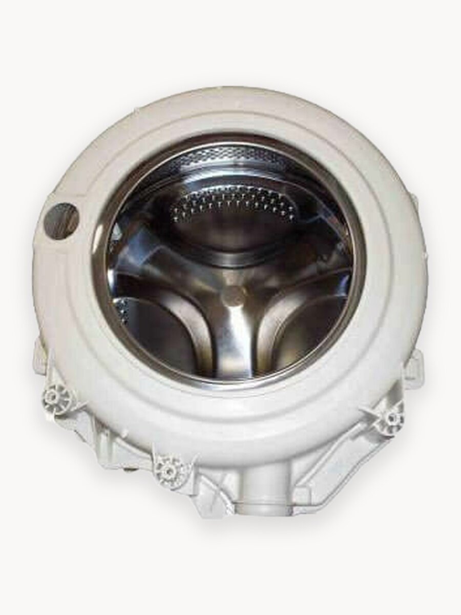 Бак в сборе 40 л. СМА Ariston/Indesit с барабаном, со шкивом, без тена