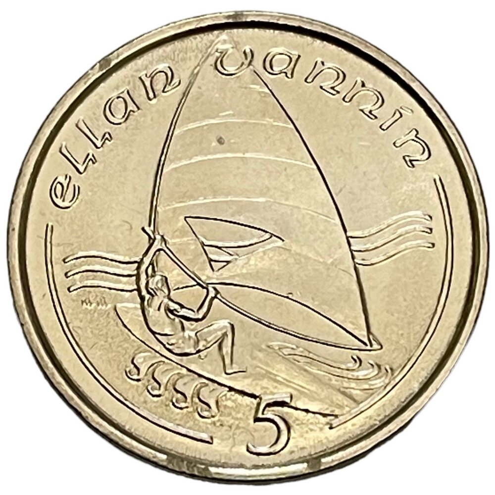 Остров Мэн 5 пенсов 1988 г.