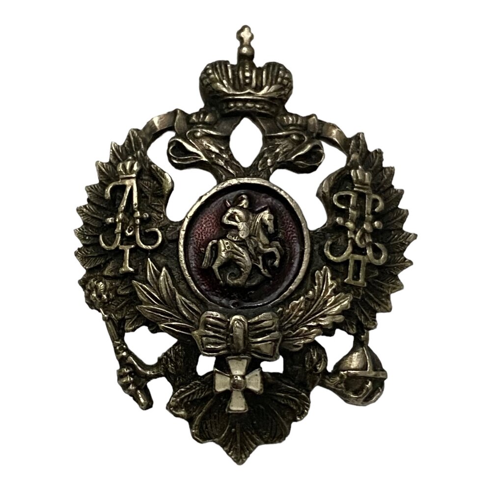 Знак "В честь 100-летия военных учебных заведений" Российская империя 1905 г.