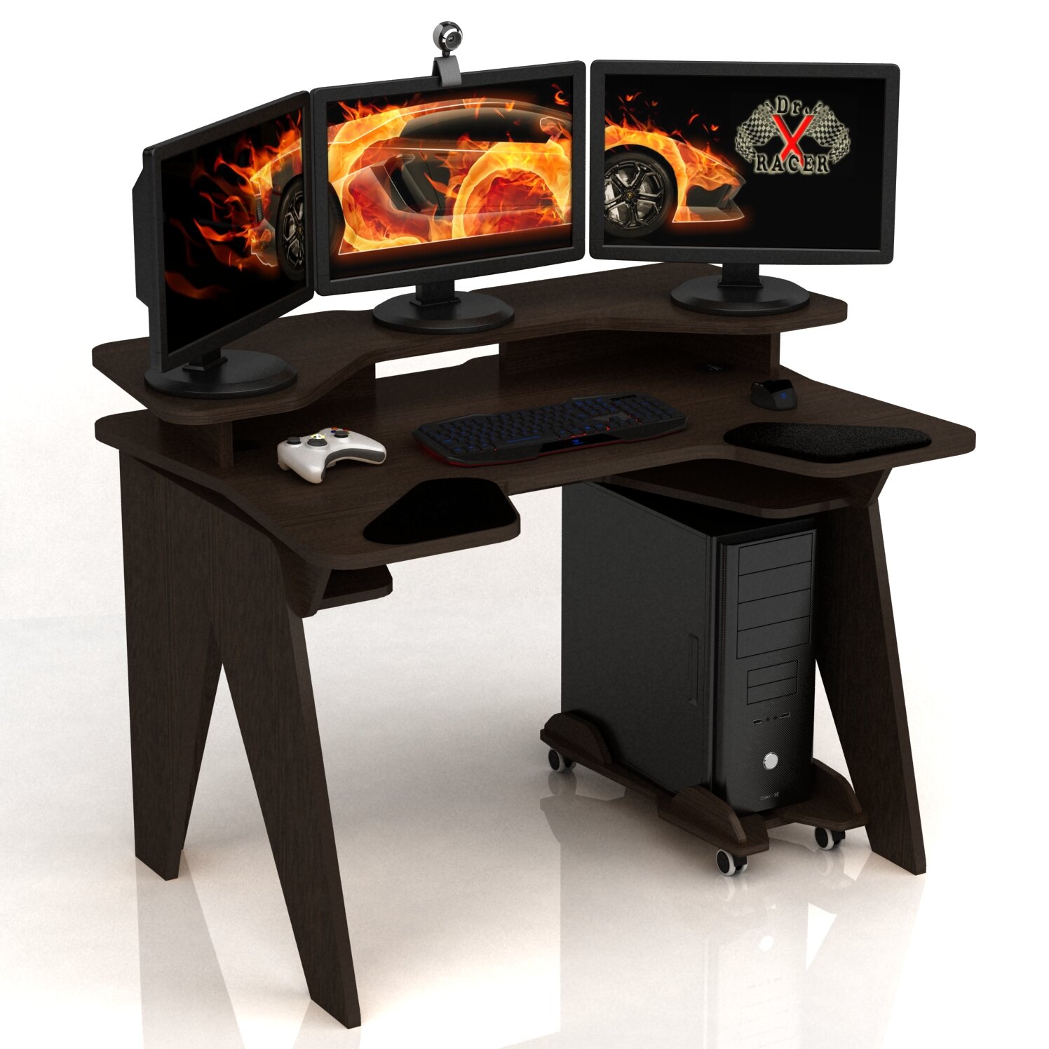 Геймерские игровые столы и кресла RAPTOR Sport (DXComfortSoft/ПС09/DXRaptor/DXSport Венге