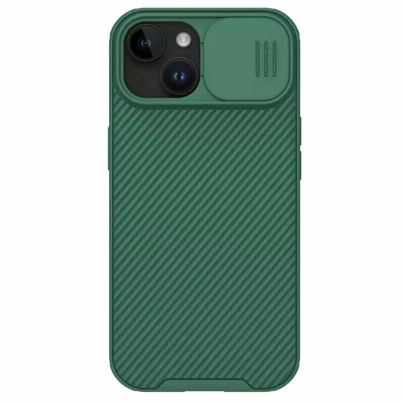 Накладка Nillkin Cam Shield Pro пластиковая для iPhone 15 Green (зеленая)