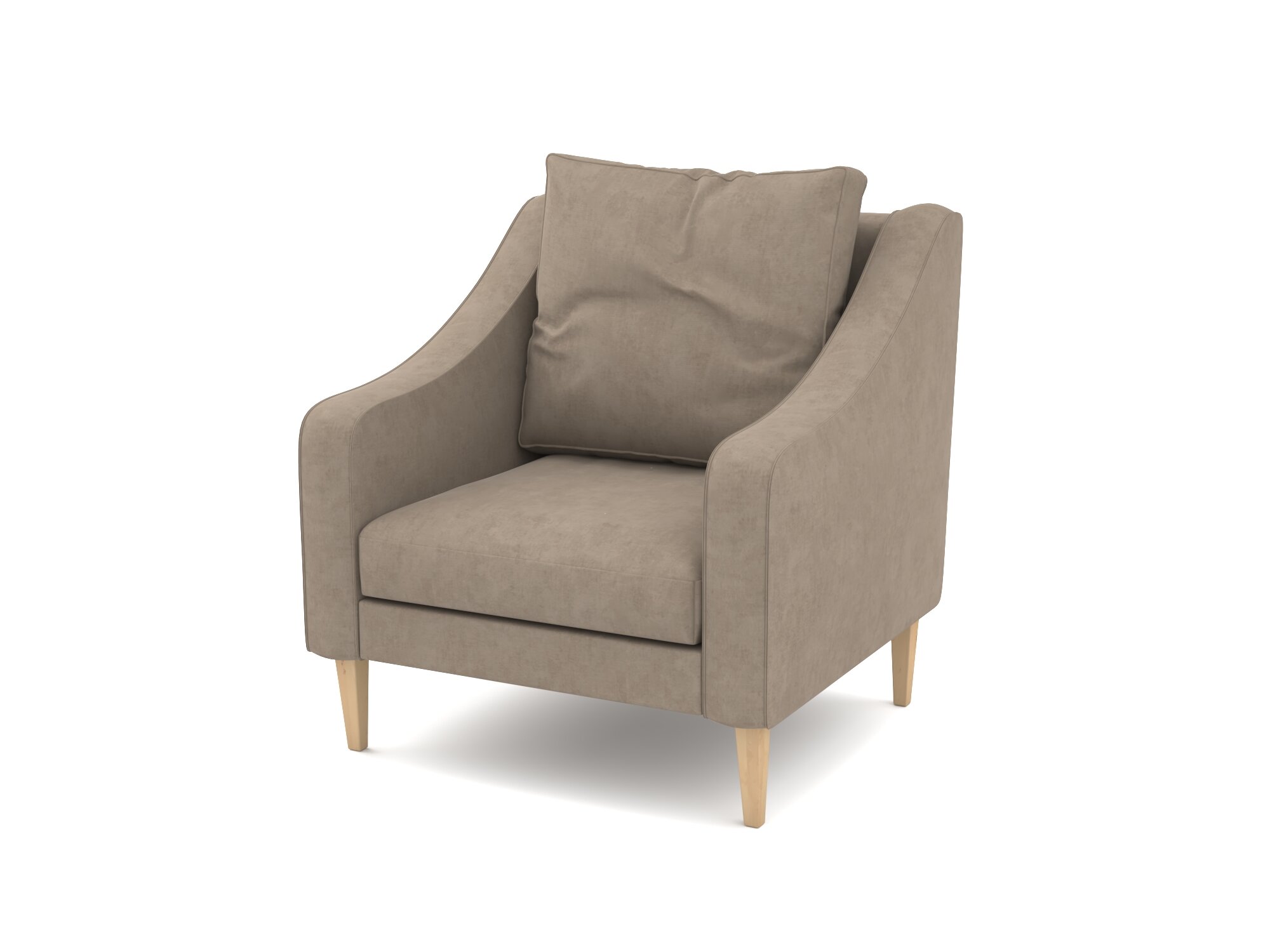 Кресло Soft Element Ричи тёмно бежевое