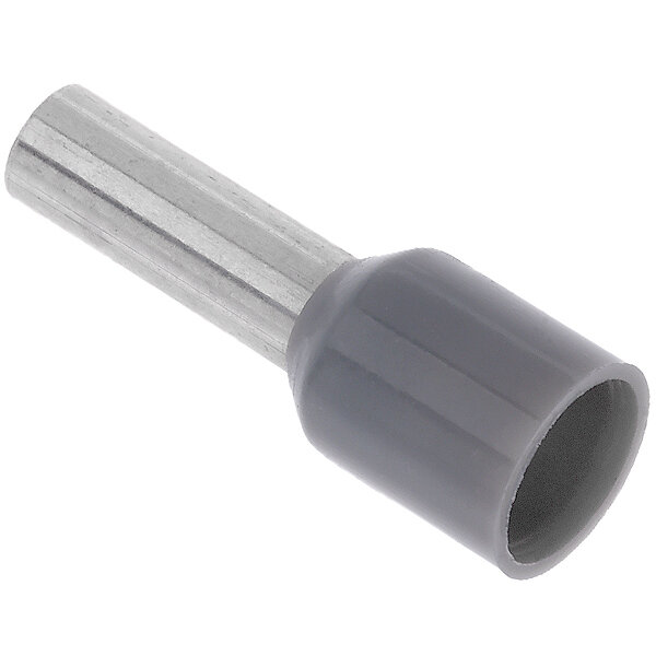 Наконечник НШВИ E4009 4,0-9 медный 4мм2 втулочный изолированный на 1 провод, ПВХ (900 шт. в наборе)