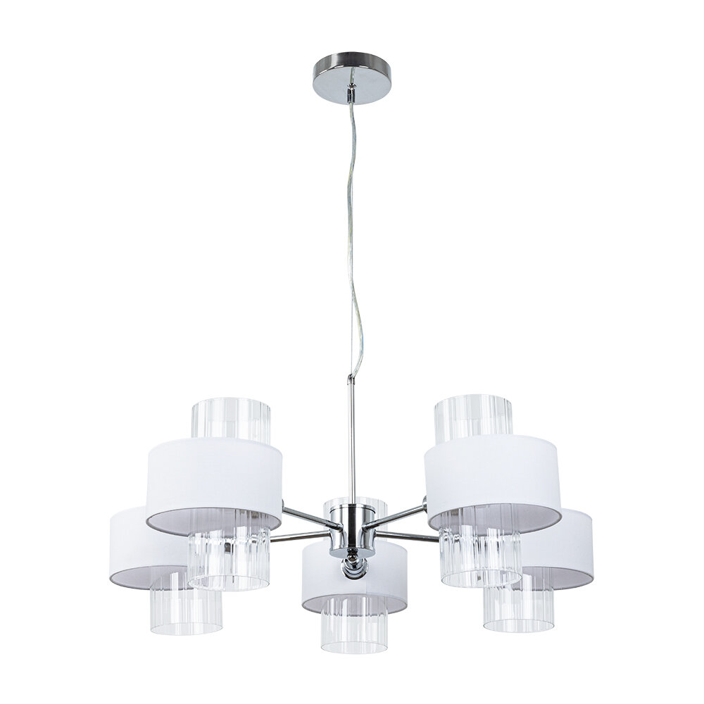 Подвесная люстра Arte Lamp FANTASIA A4076LM-5CC, E14, 40Вт, хром