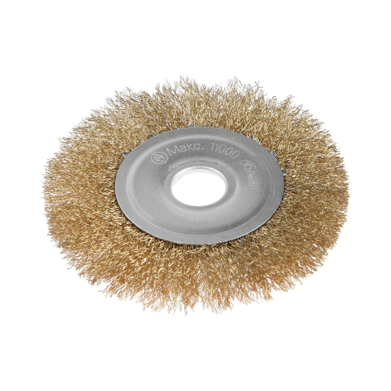 Щетка металлическая для УШМ ЛОМ, плоская, посадка 22 мм, 125 мм, 2767956