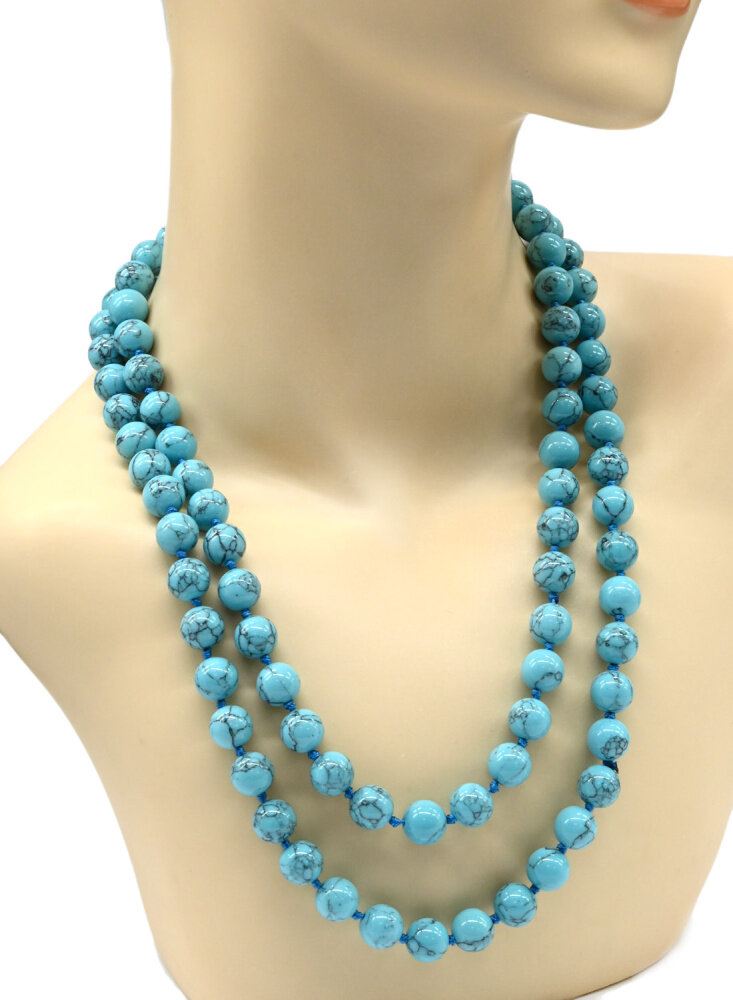 Бусы, бирюза