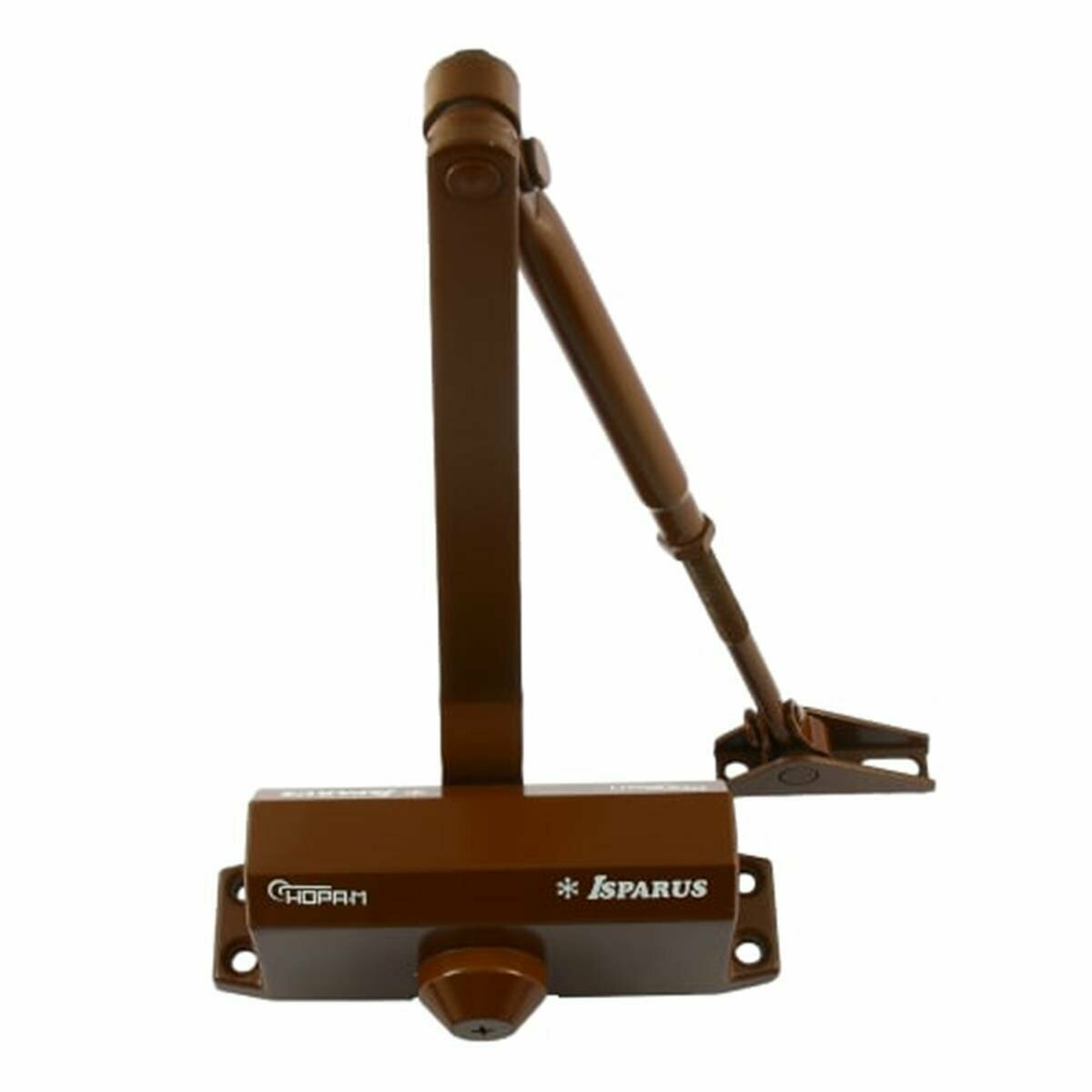 Доводчик дверной ISP 410, 15-60 кг, алюминий, цвет коричневый