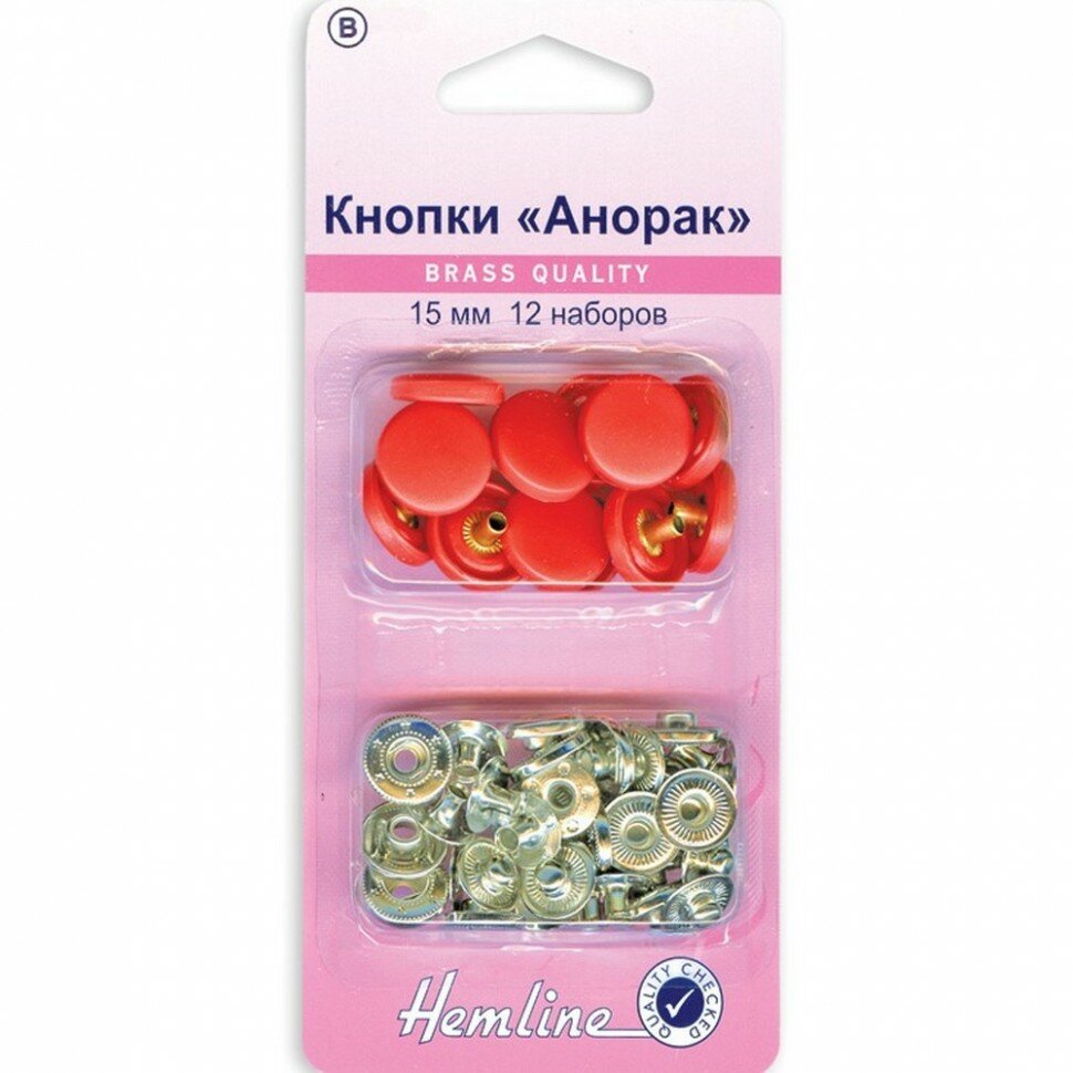 #404R. RD Кнопки Анорак Hemline 12 шт