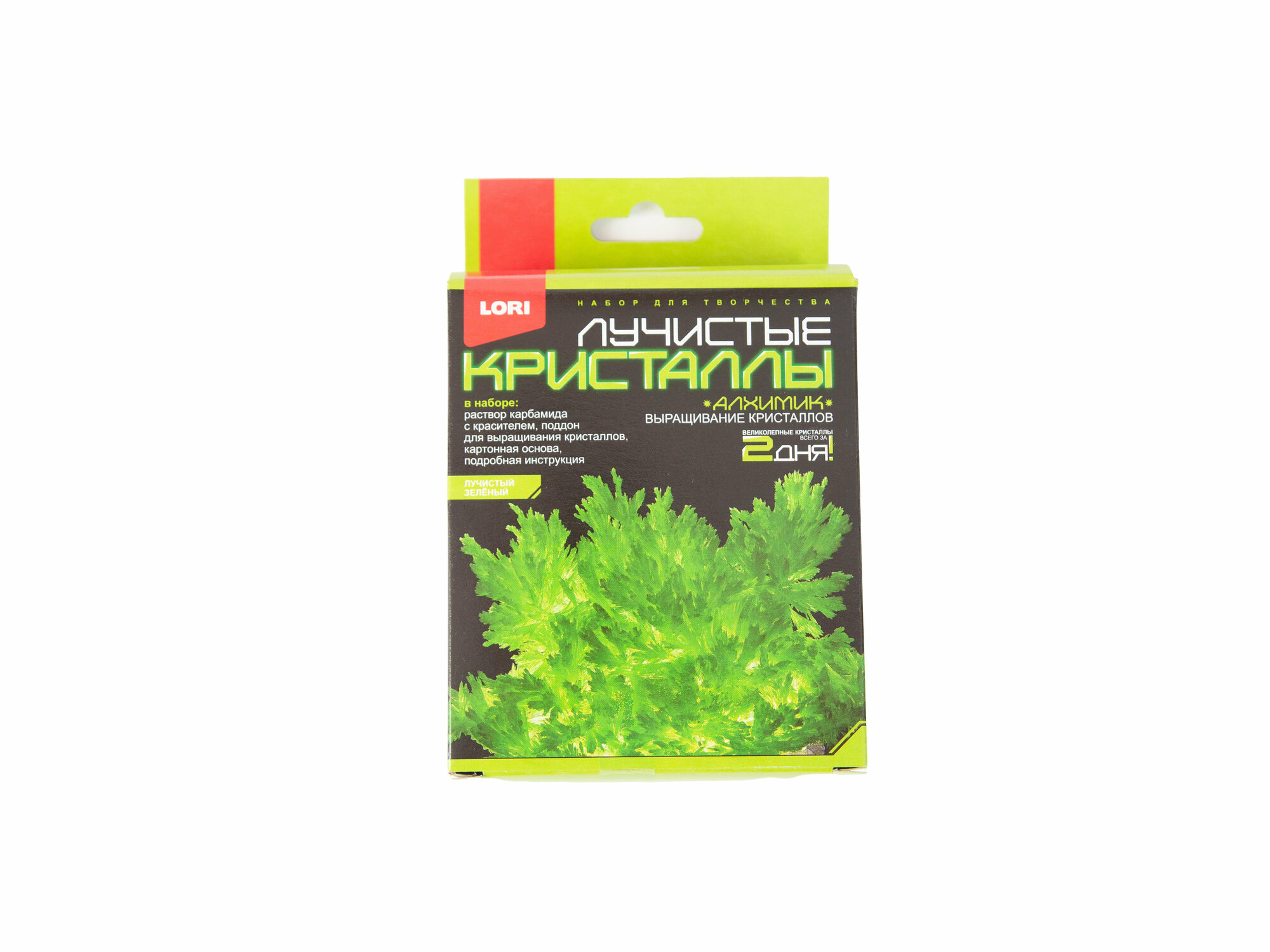 Выращивание кристаллов "Зеленый кристалл" Лучистые кристаллы