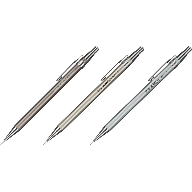 Карандаш механич. M&G HB мет. корп, 0,5мм, б/ласт, в асс AMP10171110596C 1545318