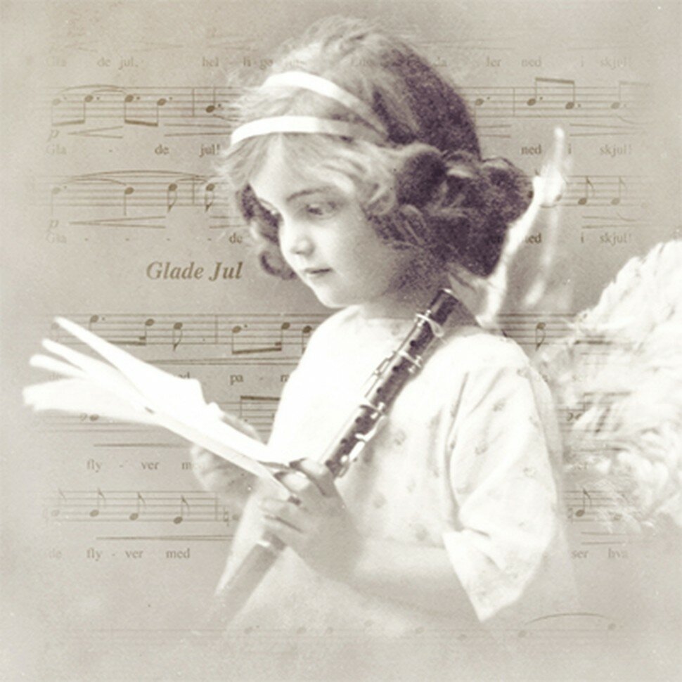 #2068 Салфетка трехслойная для декупажа "Июльская лужайка" 33 x 33 см Sagen Vintage Design 4 шт