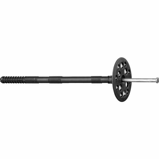 Дюбель для изоляционных материалов Зубр полипропиленовый, металлический стержень, 10 x 200 мм, 50 шт, 4-301525-10-200_z01