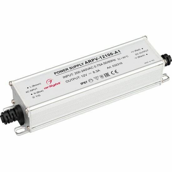 Блок питания Arlight ARPV-12100-A1 12V 100W 67 IP 8,3A 032316