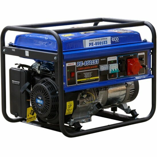Генератор Eco бензиновый PE-8501S3