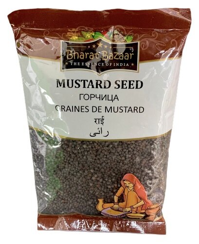 Горчица чёрная семена Mustard Seed Bharat Bazaar 100 гр.