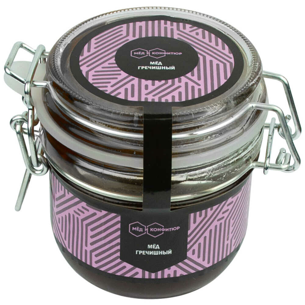 Мёд гречишный с бугельным замком Люкс 250 гр.